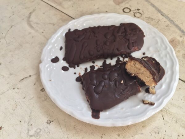 I may or may not have covered a Bulletproof Collagen Bar in chocolate ...